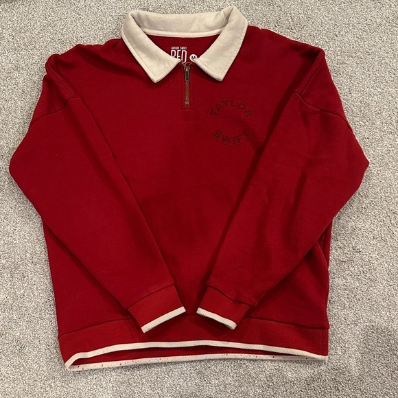 Taylor Swift | Sweaters | Taylor Swift All Too Well Red Collared ...